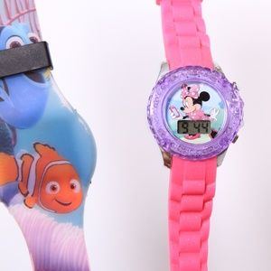 Disney | Accessories | Lot Of Nemo Minnie Elsa Tinkerbell Watches ...